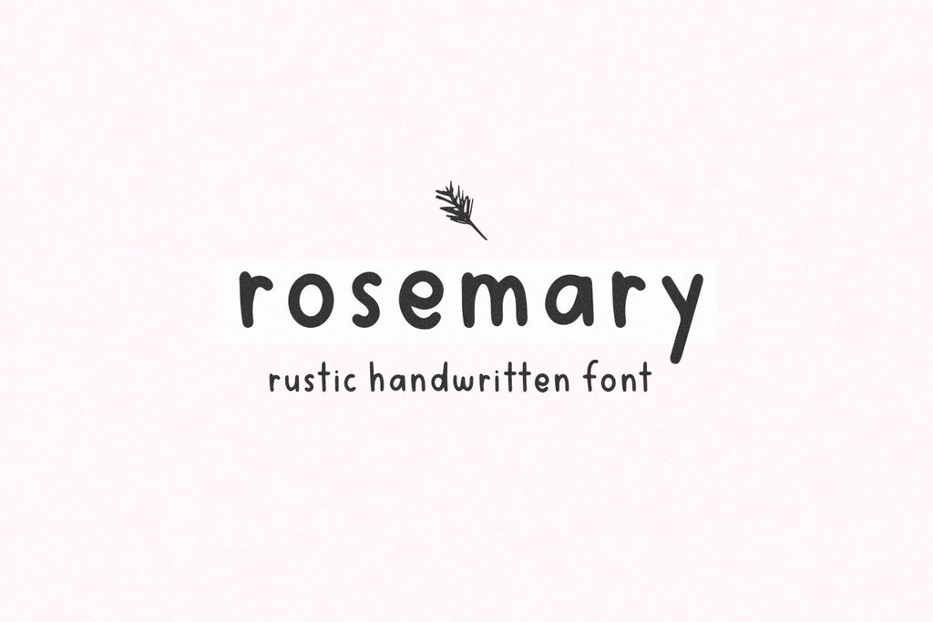 Rosemary - Farmhouse Handwriting Font - So Fontsy