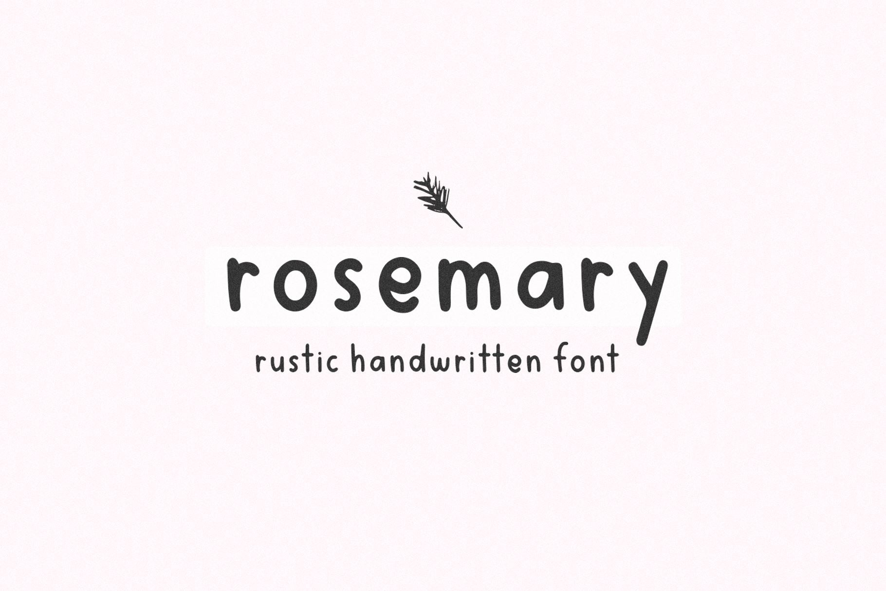 Rosemary - Farmhouse Handwriting Font - So Fontsy