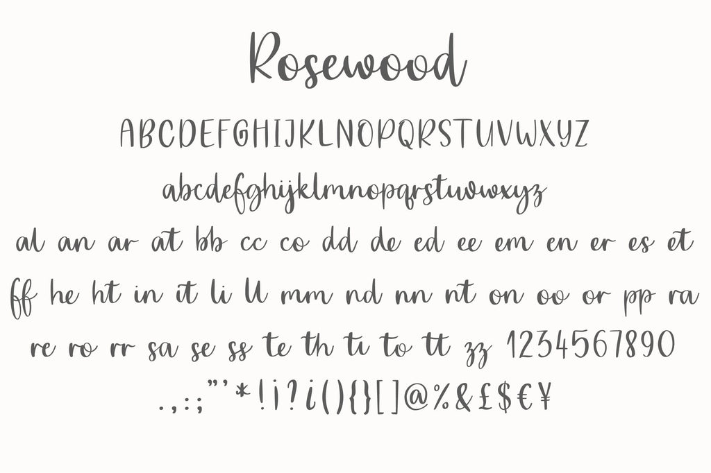 Rosewood - So Fontsy