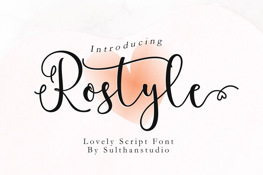 Rostyle Script - So Fontsy
