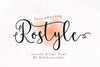 Rostyle Script - So Fontsy