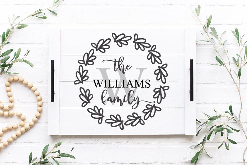 Round Monogram Sign Making Bundle | Farmhouse Sign Bundle | SVG Bundle ...