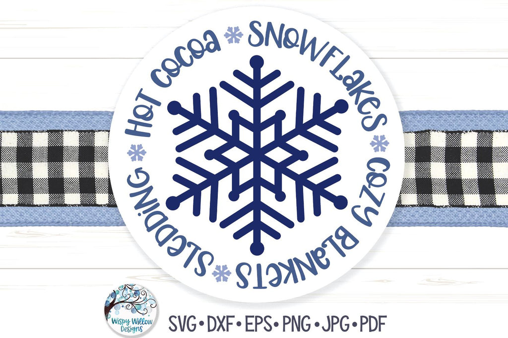 Round Winter Sign SVG - So Fontsy