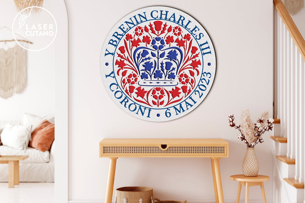 Royal Coronation Decorations Bundle Multilayer Laser Cut Files, Mandala ...