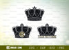 Royal Crown Monogram SVG Cut File, Crown Svg, Princess Crown Svg ...