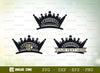 Royal Crown Monogram SVG Cut File, Crown Svg, Princess Crown Svg ...