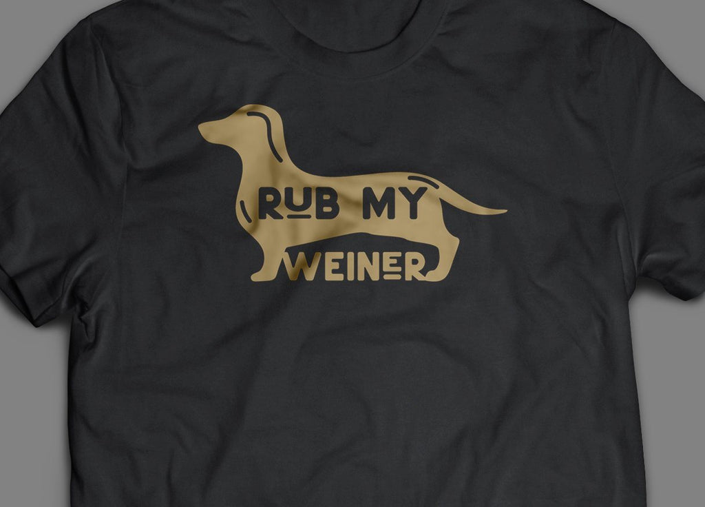 Rub My Weiner Funny SVG Design| So Fontsy