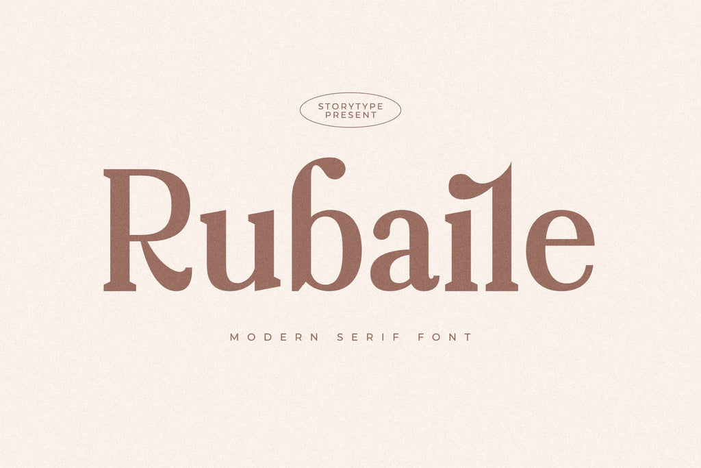 Rubaile Typeface - So Fontsy