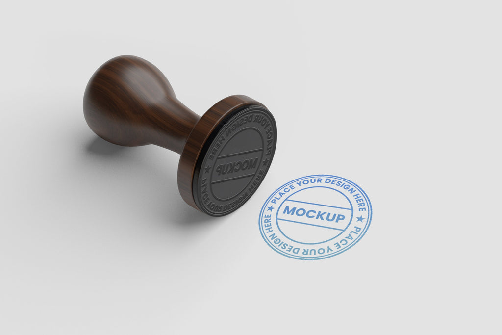 Rubber Stamp Mockup - So Fontsy