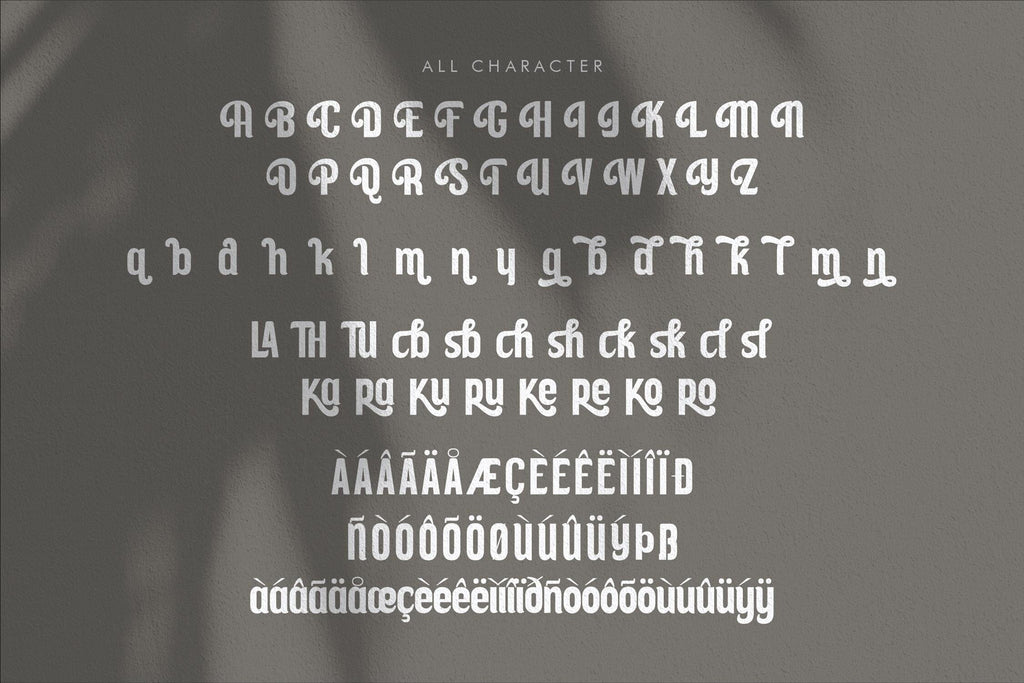 Rublack Typeface - So Fontsy