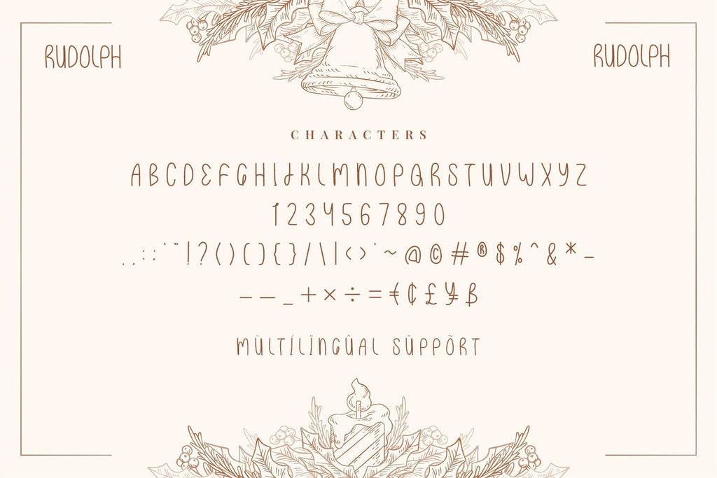 Rudolph - Playful Display Font - So Fontsy