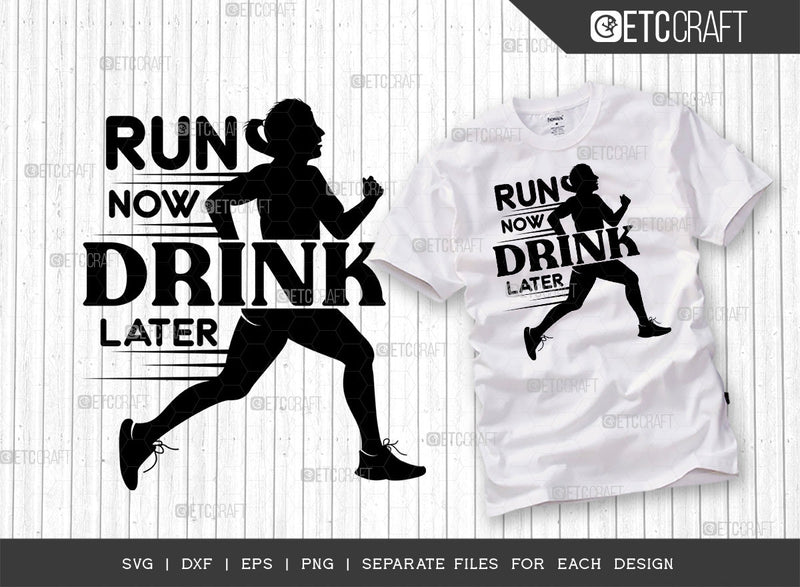Run Now Drink Later SVG Bundle, Weights Svg, Gym Svg, Fitness Svg ...