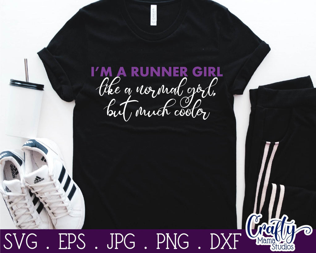 Running SVG, Exercise - Runner Svg - Runner Girl Bundle Svg - So Fontsy