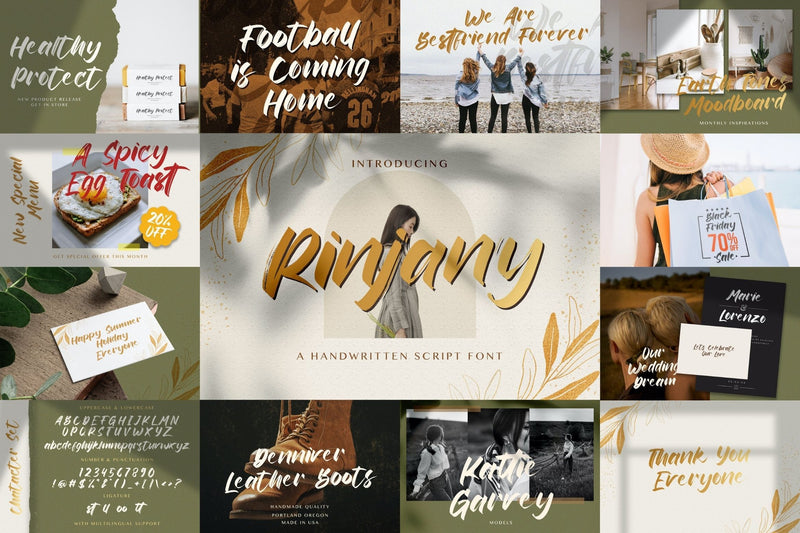 rush Textured Font Bundle Vol. 1 - So Fontsy