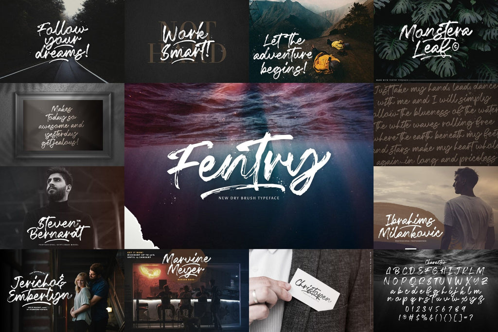 rush Textured Font Bundle Vol. 1 - So Fontsy