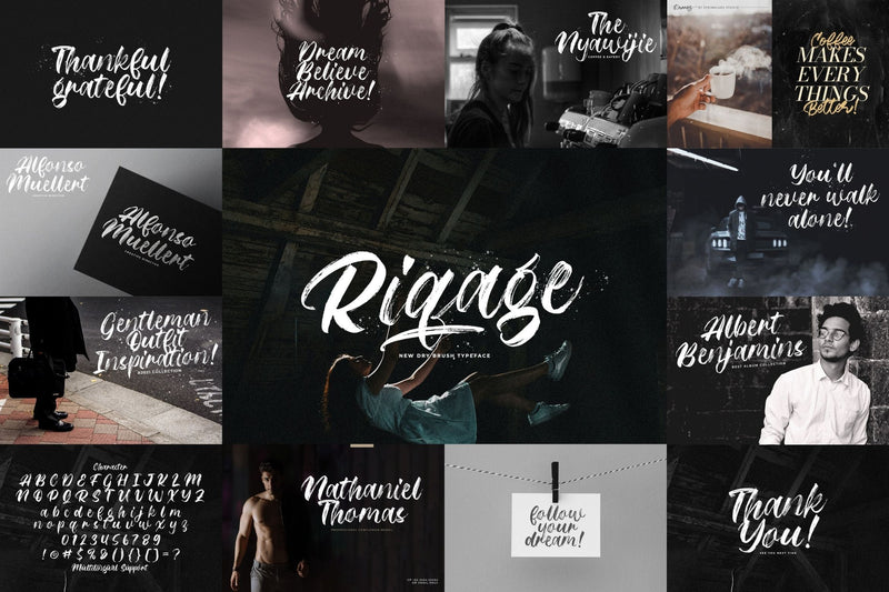 rush Textured Font Bundle Vol. 1 - So Fontsy