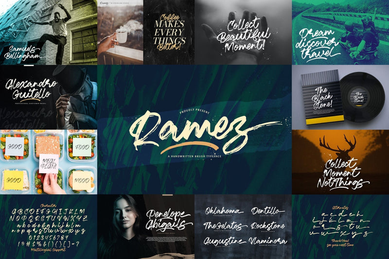 rush Textured Font Bundle Vol. 1 - So Fontsy
