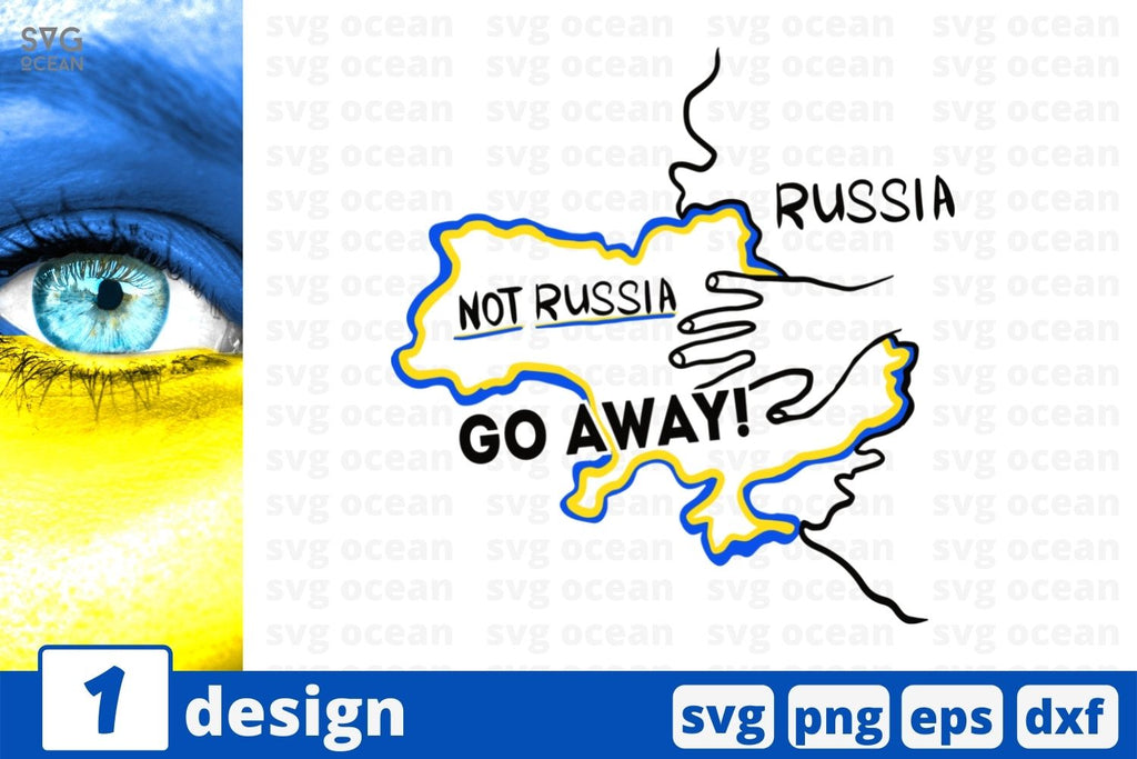 RUSSIA NOT RUSSIA SVG Cut File - So Fontsy