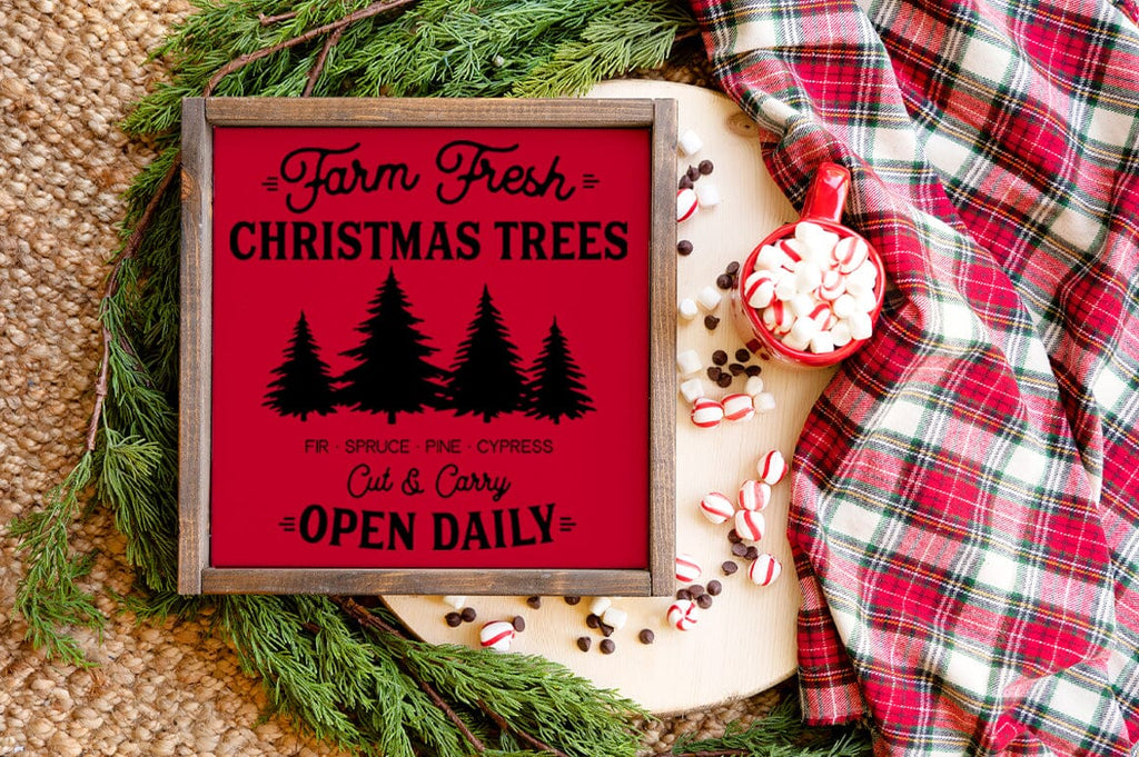 Rustic Christmas Decor SVG - Farmhouse Holiday Signs - So Fontsy