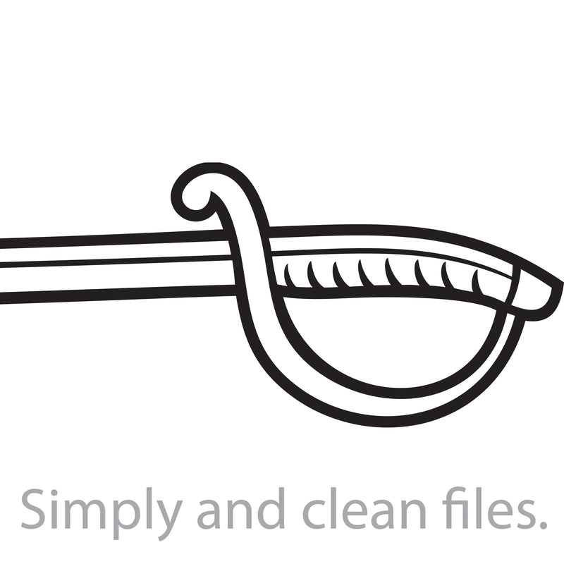 Saber. Cut files for Cricut. Clip Art (eps, svg, pdf, png, dxf, jpeg ...