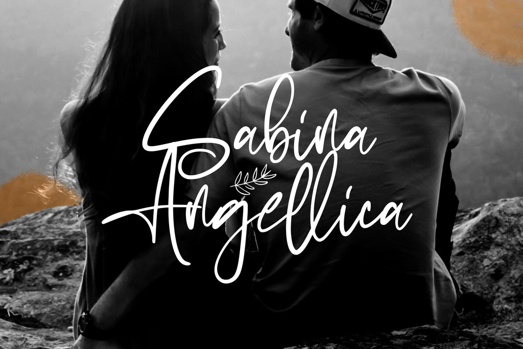 Sabina Angellica - Modern Script Font - So Fontsy