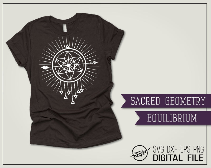 Sacred geometry vector Equilibrium - So Fontsy