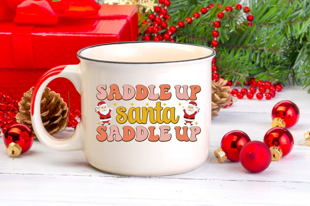 Saddle up santa Saddle up SVG - So Fontsy