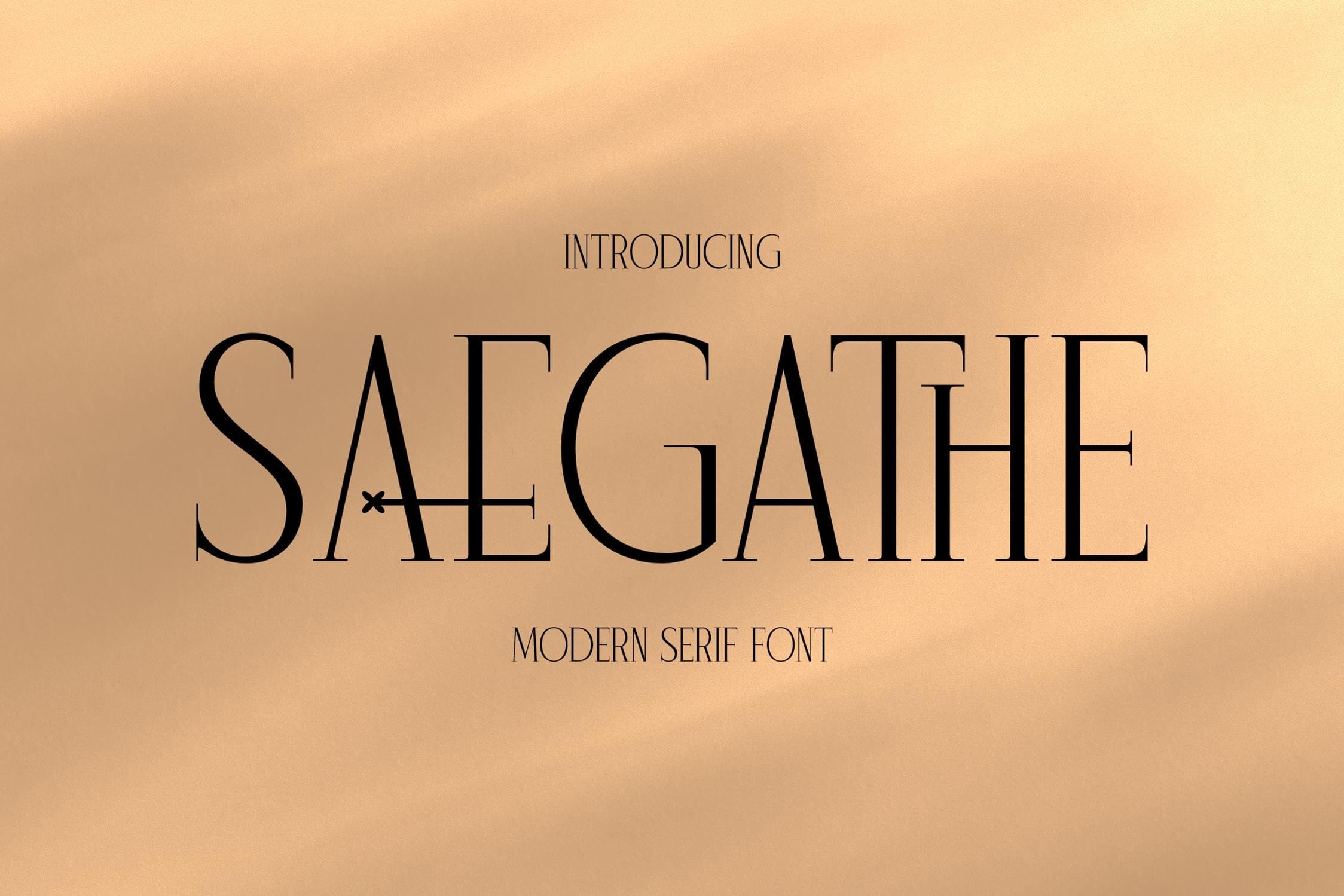 SAEGATHE Typeface - So Fontsy