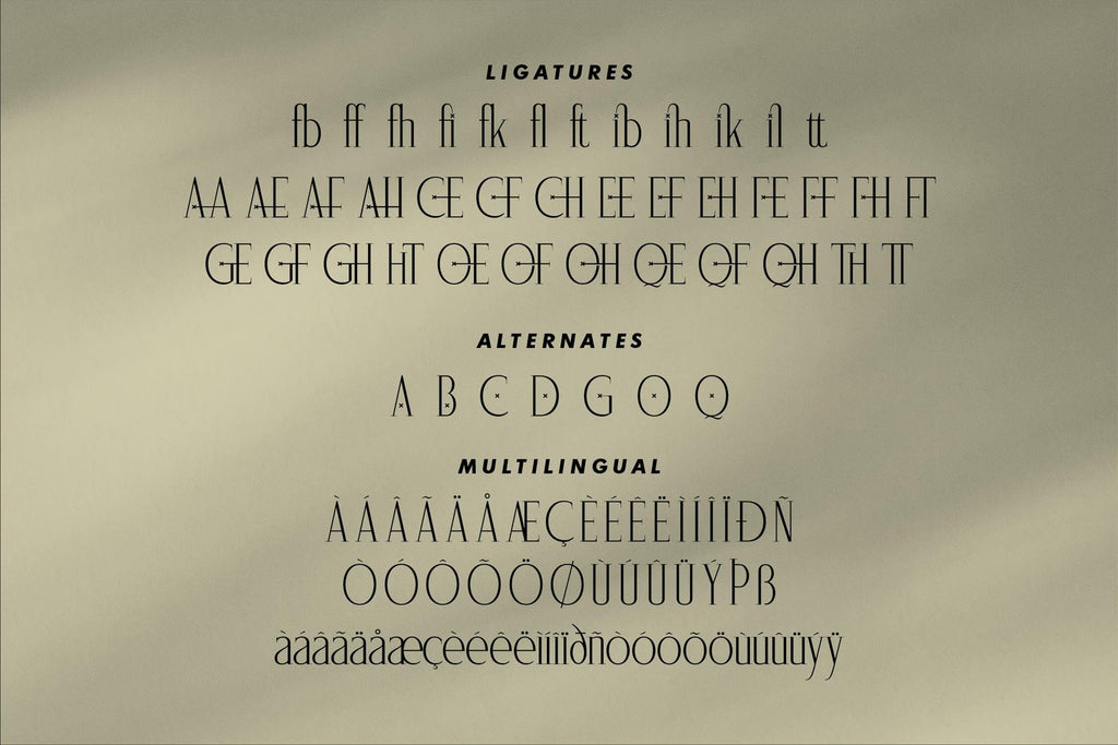 SAEGATHE Typeface - So Fontsy