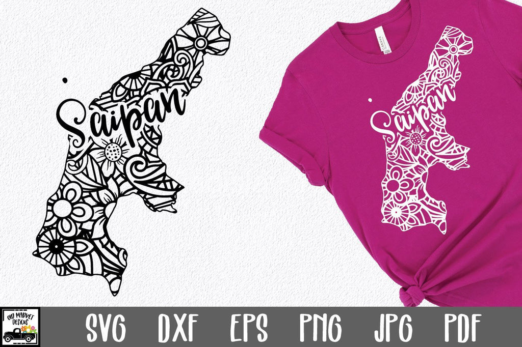 Saipan SVG File - Saipan Mandala Design - So Fontsy
