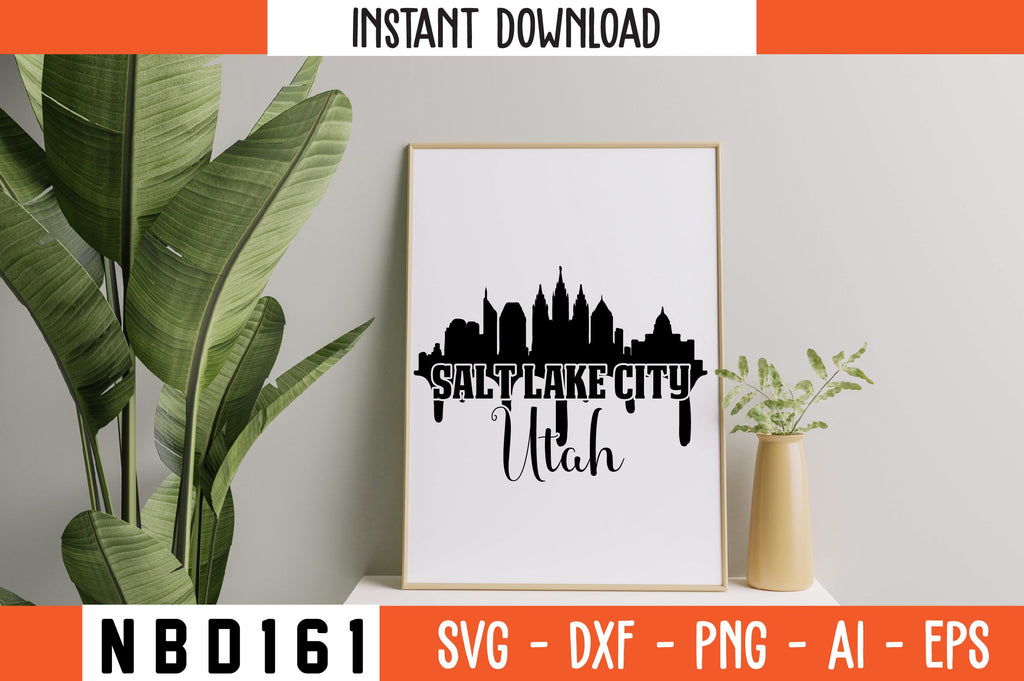 SALT LAKE CITY UTAH T-Shirt Design - So Fontsy