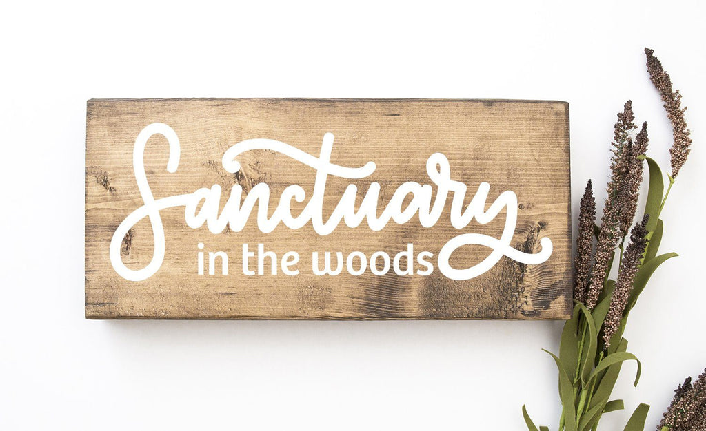Sanctuary bundle Hand Lettered SVG Cut File Great for home signs - So ...