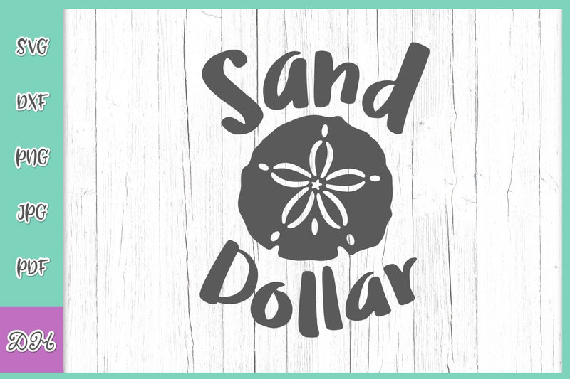 Sand Dollar SVG DXF PNG PDF JPG - So Fontsy