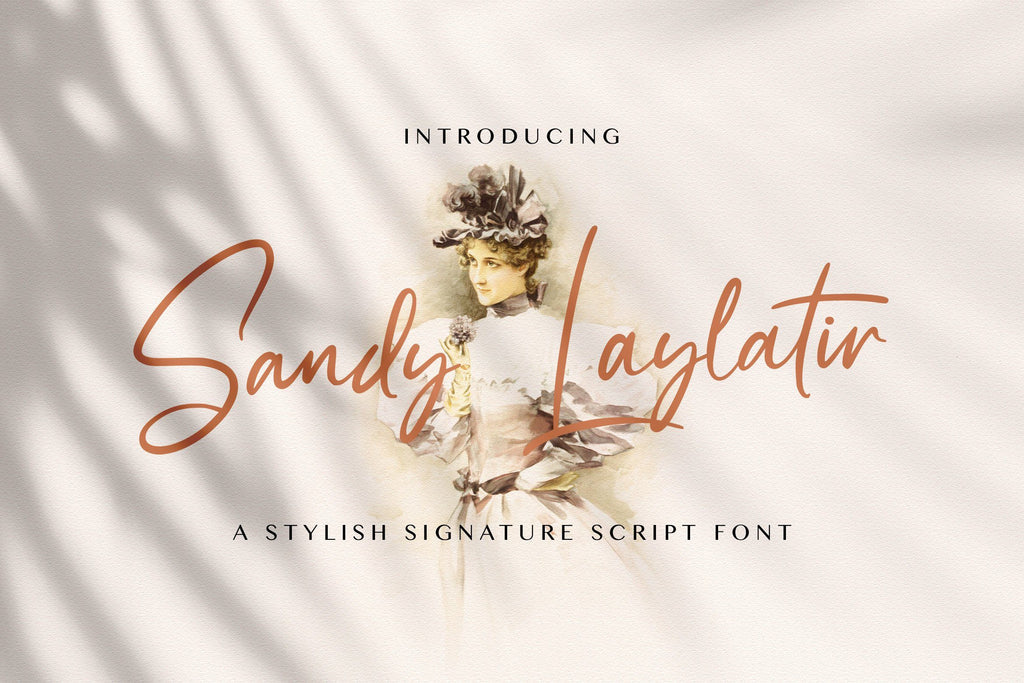 Sandy Lailyatir - Handwritten Font - So Fontsy