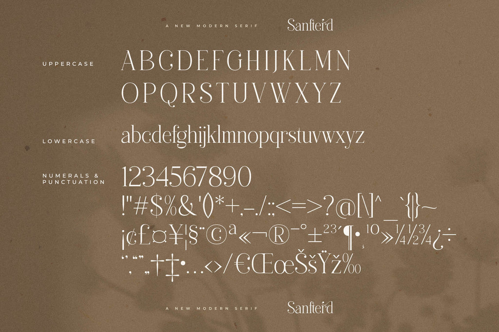 Sanfterd Typeface - So Fontsy