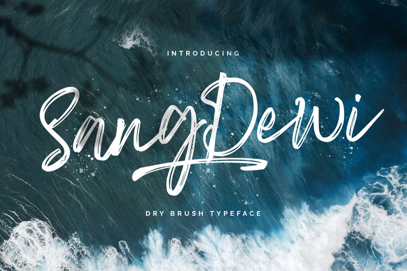 Sang Dewi - Handbrush Script Font - So Fontsy