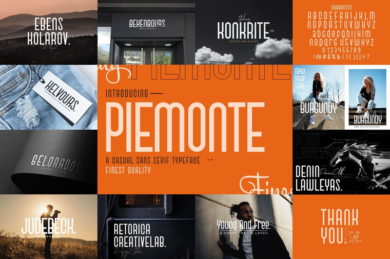 Sans Serif Display Font Bundle - So Fontsy