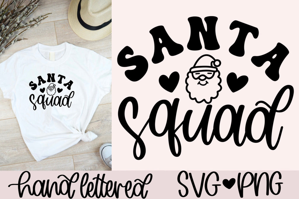 Santa squad svg, christmas shirt svg, santa sweater svg, santa crew svg ...