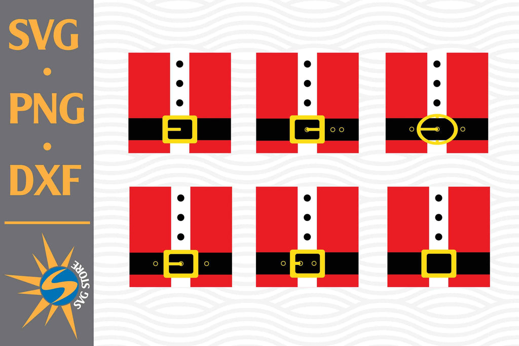 Santa Suit SVG, PNG, DXF Digital Files Include - So Fontsy