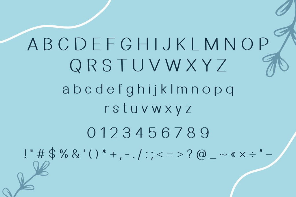 Santorini - Sans Serif Font - So Fontsy