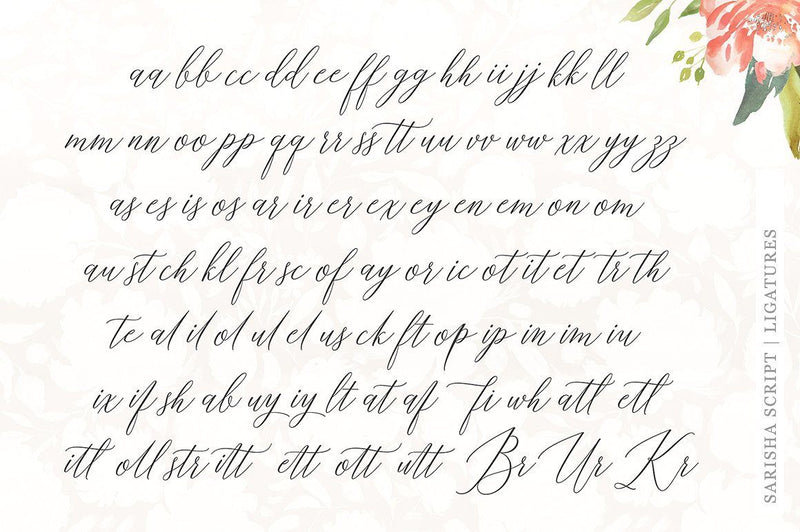 Sarisha Script - So Fontsy