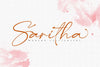 Saritha // Modern Calligraphy Font - So Fontsy