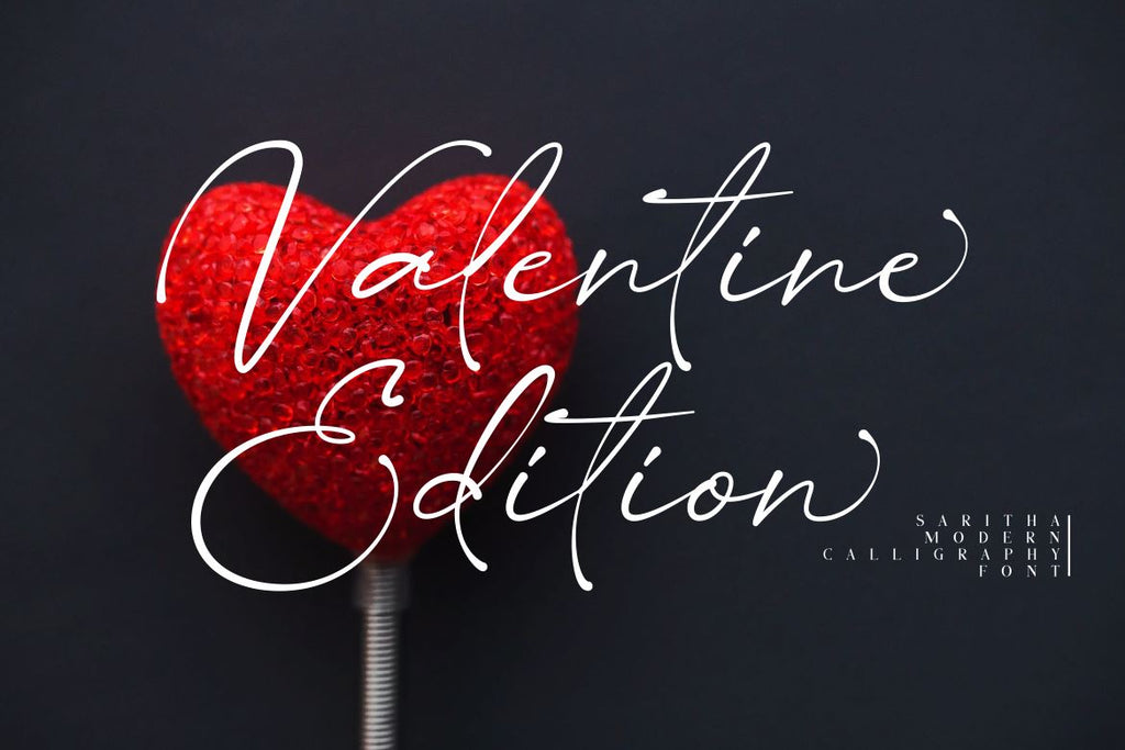 Saritha // Modern Calligraphy Font - So Fontsy