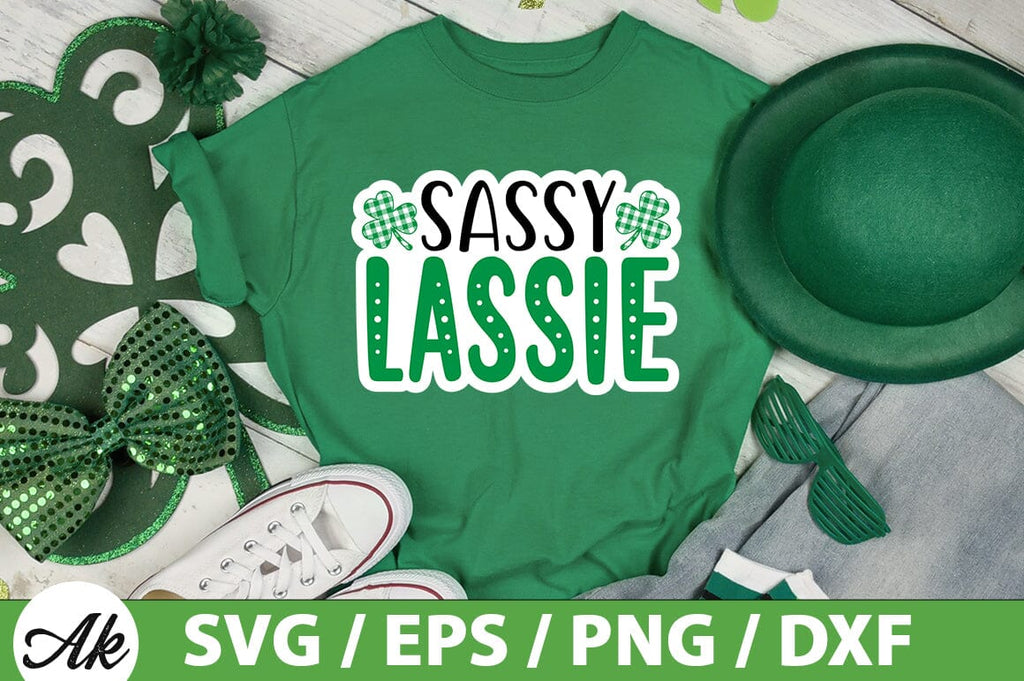 Sassy lassie SVG - So Fontsy