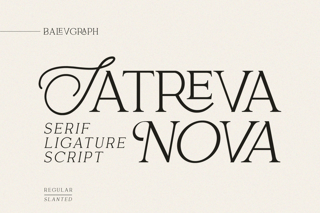 Satreva Nova - A Charming Font Duo | So Fontsy