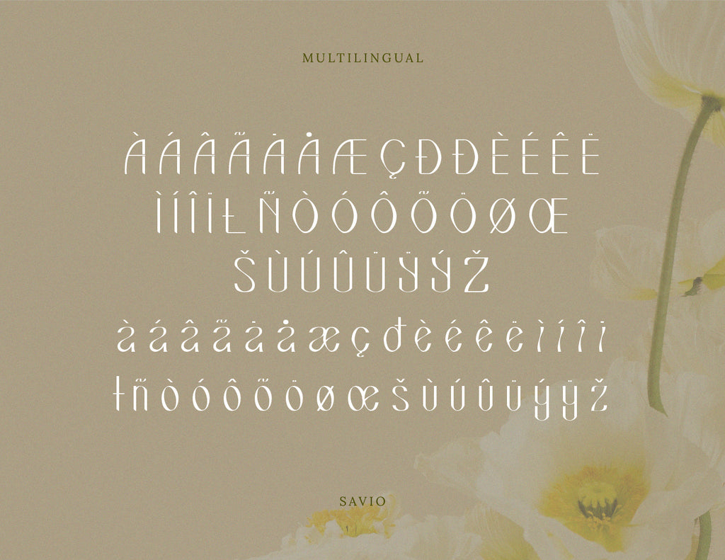 Savio Display Font - So Fontsy