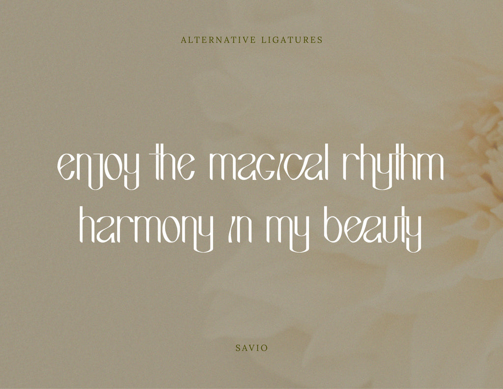 Savio Display Font - So Fontsy