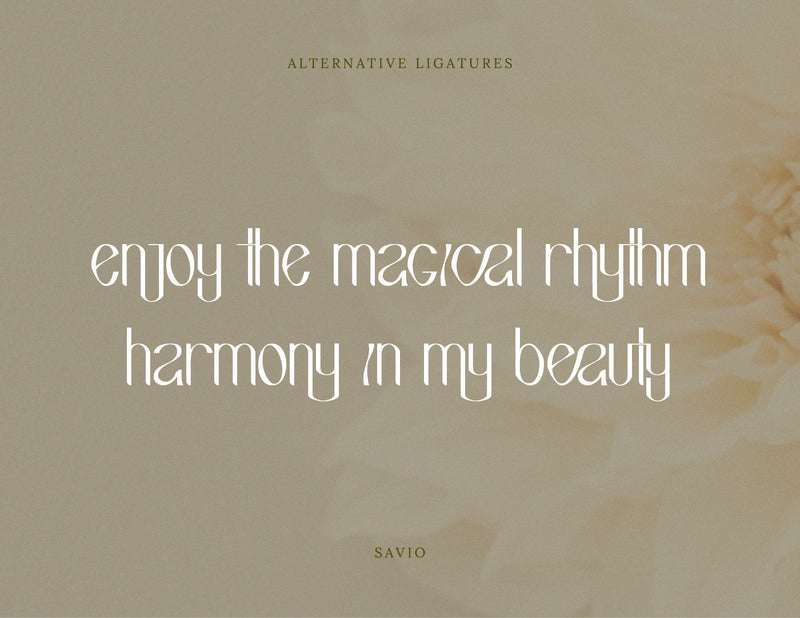 Savio Display Font - So Fontsy