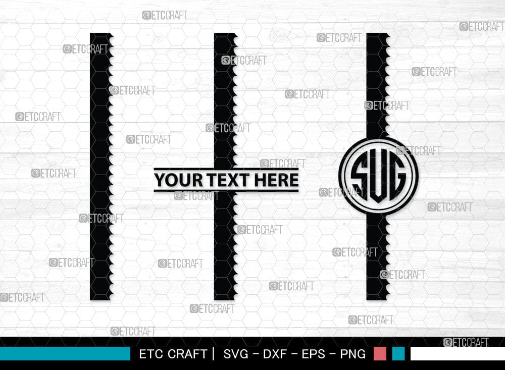 Saw Blade monogram, Saw Blade Silhouette, Saw Blade Svg, Steel Svg ...