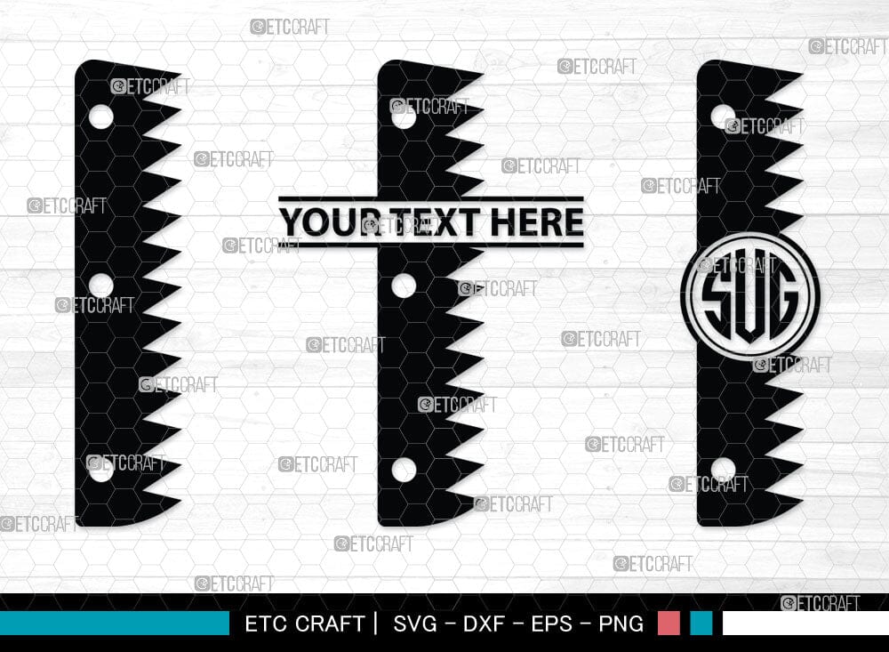 Saw Blade monogram, Saw Blade Silhouette, Saw Blade Svg, Steel Svg ...